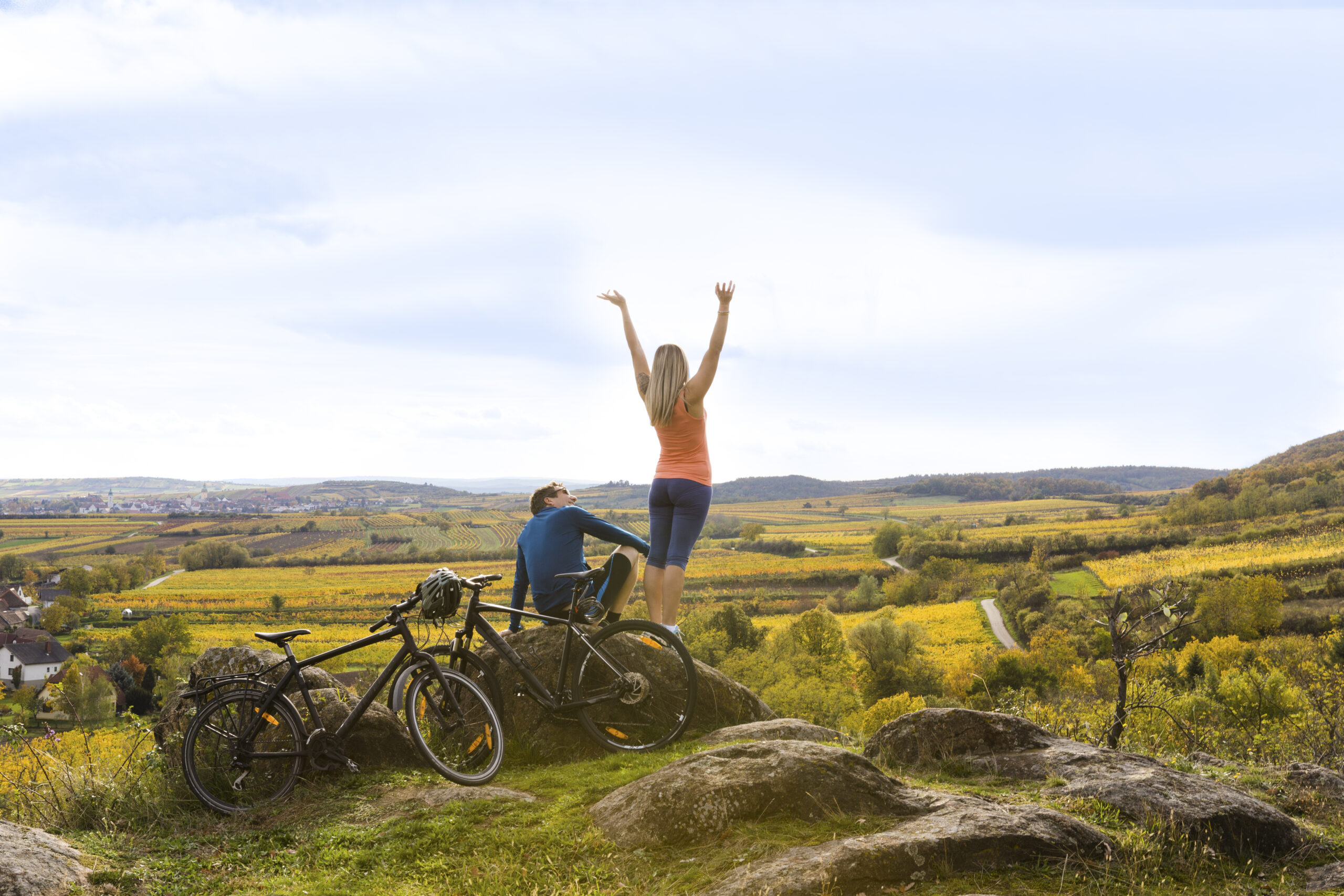 Das Retzer Land im Weinviertel liegt mit seinem Radwegenetz voll im ...